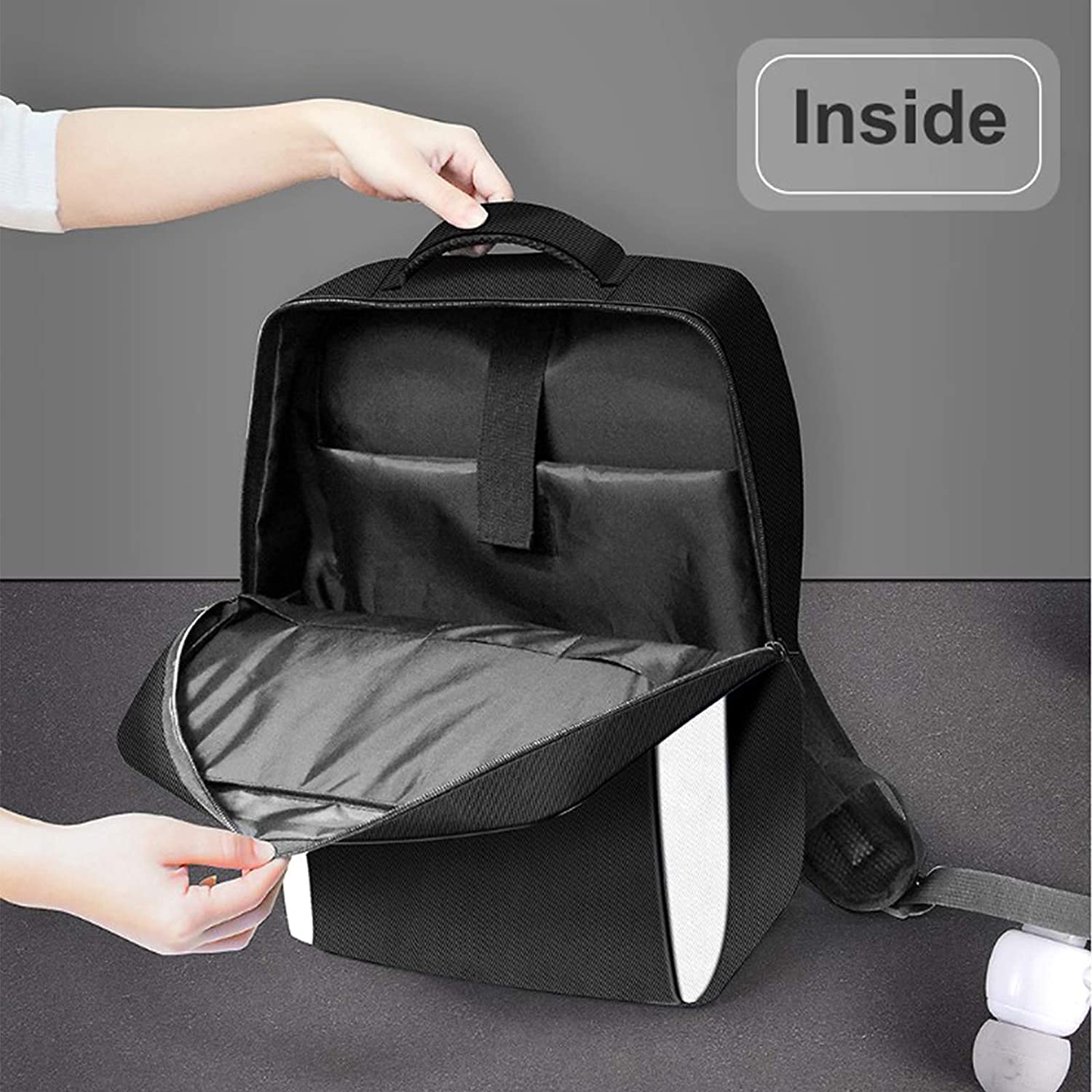 spolis Carrying Case for Ps5, Console Carrying Case compatible with Playstation 5 and Digital Edition,Travel Bag for Playstation Controller