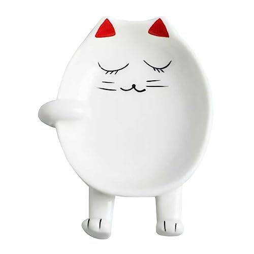 YFQHDD 1pc Chopsticks Stand Ceramic Spoon Shelf Cartoon Pot Cover Holder for Restaurant Home Bar Kitchen (Color : E)