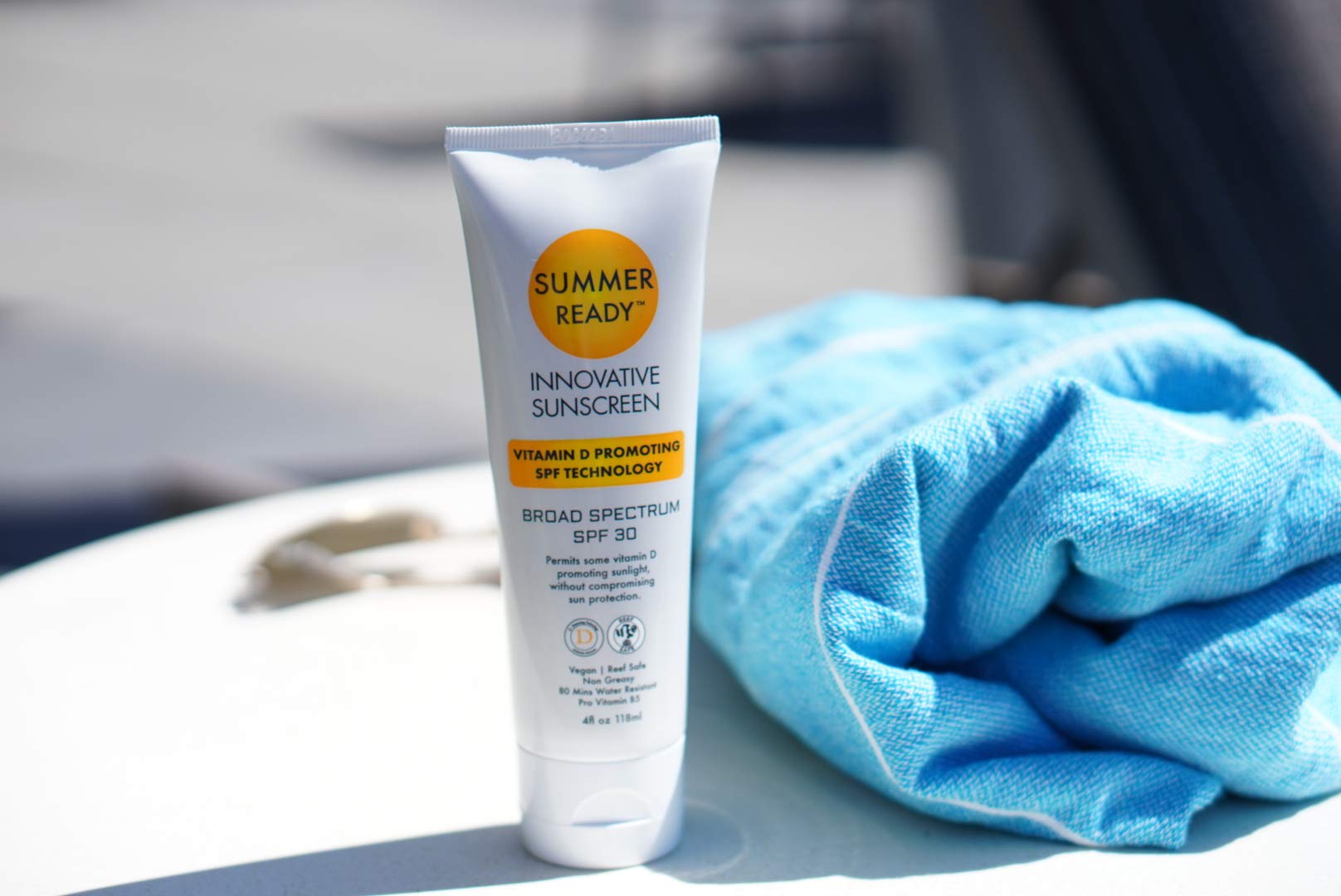 Summer Ready - Vitamin D Promoting Sunscreen SPF30 - Broad Spectrum Protection, Permits UVB Safely That Your Skin Needs To Produce Vitamin D