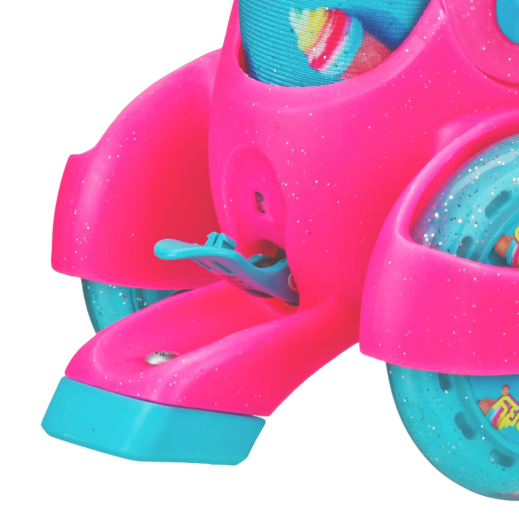 Roller Derby Fun Roll Roller Skates with Protective Gear, Adjustable Sizing, Skates for Beginners, Tri-Pack Protective Gear Included