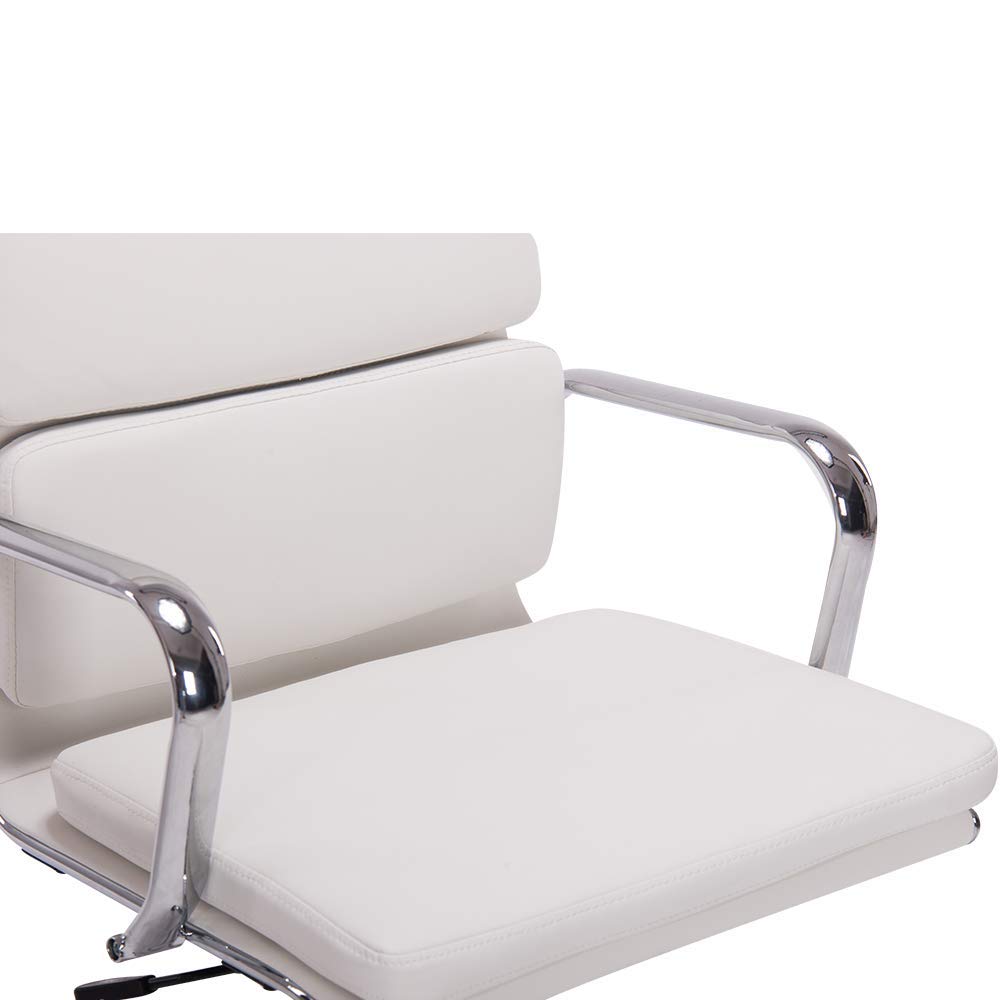 Sidanli White Ergonomic Office Chair for Company or Home.