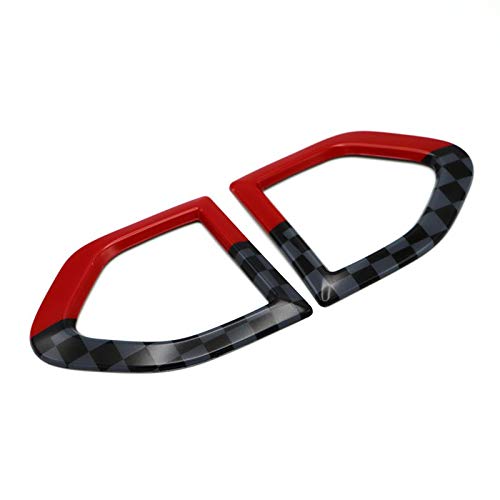 Side Scuttle Lamp Light Pattern Fender Panel Frame Cover Case Cap Trim ABS for Mini Cooper S F60 Countryman (JCW)