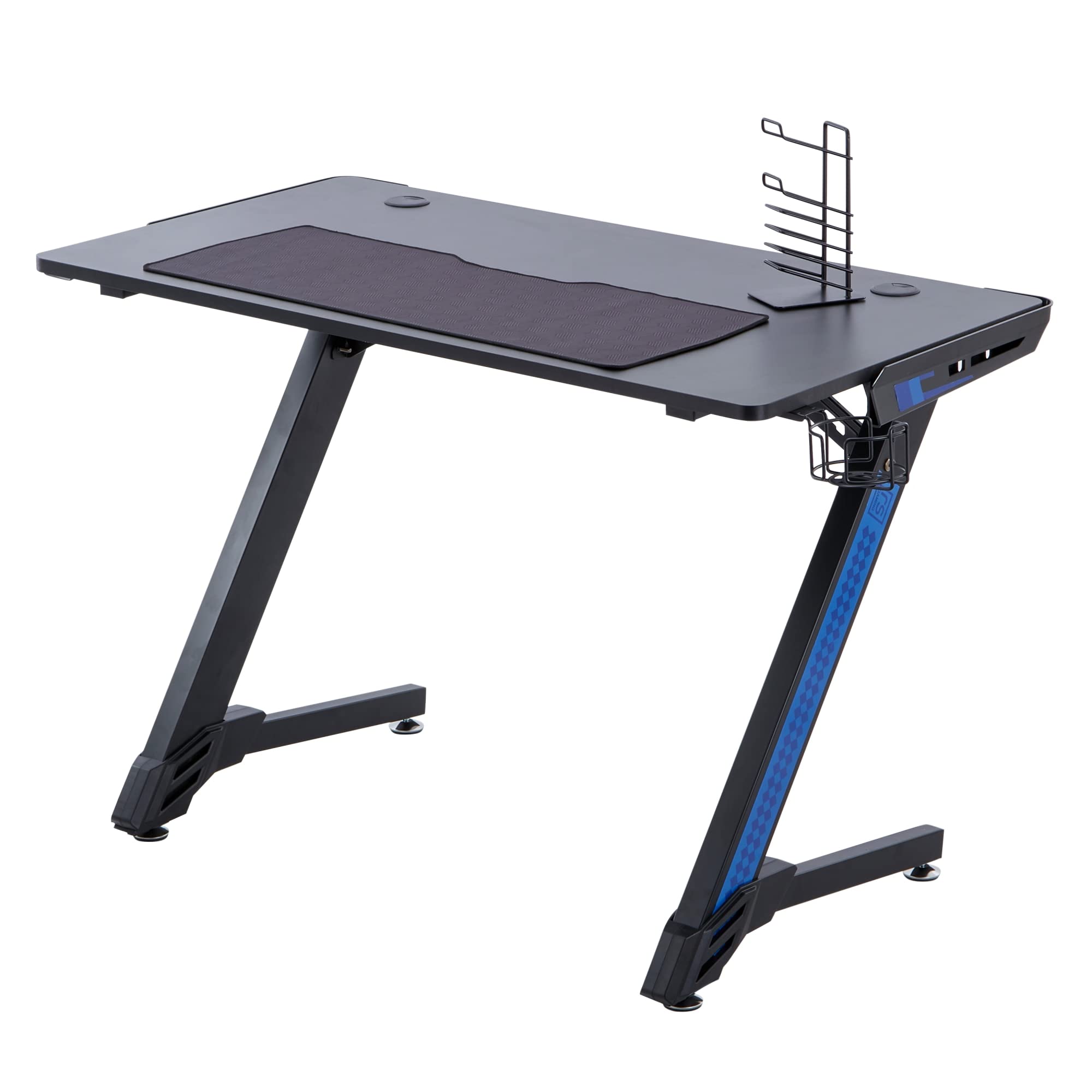 RS Gaming⢠Venno 45"W Gaming Computer Desk, Black