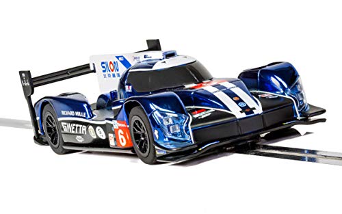 Scalextric ARC Pro App Race Control 24h Le Mans Slot Car Digital 1:32 Slot Car Road Race Track Set C1404T,Blue & Gray