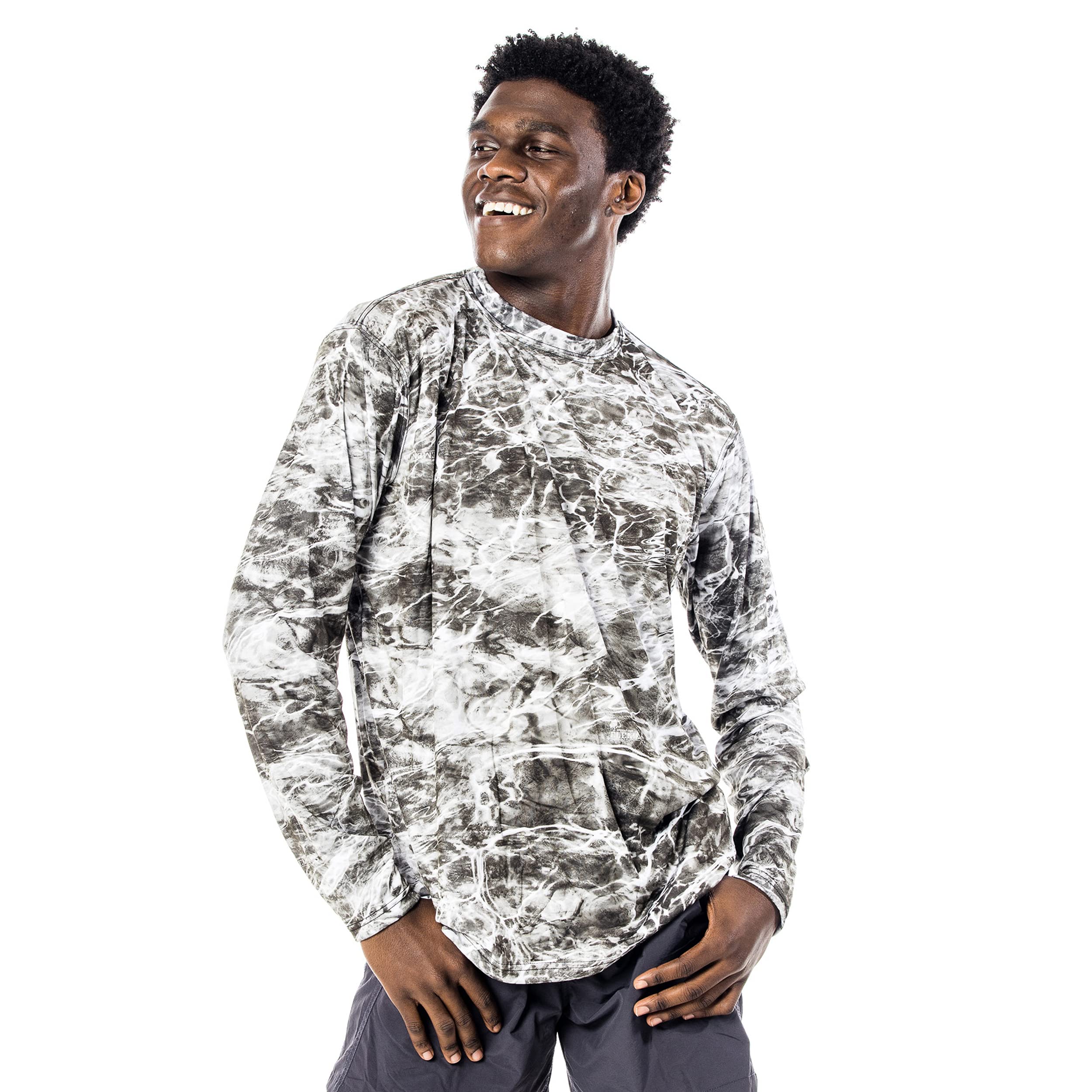 Vapor Apparel Men's UPF 50+ UV Sun T-Shirt, XXXL, Mossy Oak Elements Manta