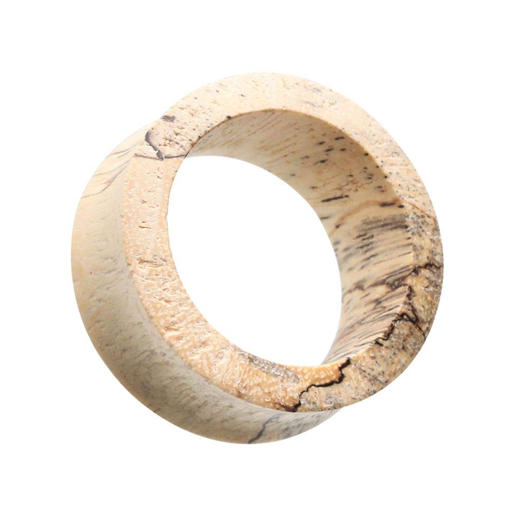Tamarind Wood Double Flared Eyelet Ear Gauge WildKlass Plug (7/16" (11mm))