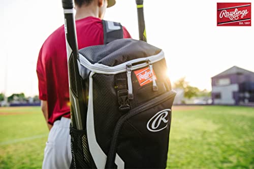 Rawlings | R500 Backpack Equipment Bag | Baseball / Softball | Royal