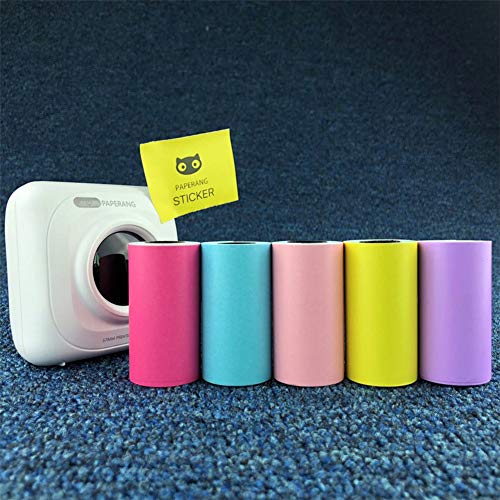Thermal Printer Paper, Color Thermal Paper Sticker Paper Printer Paper (Yellow)