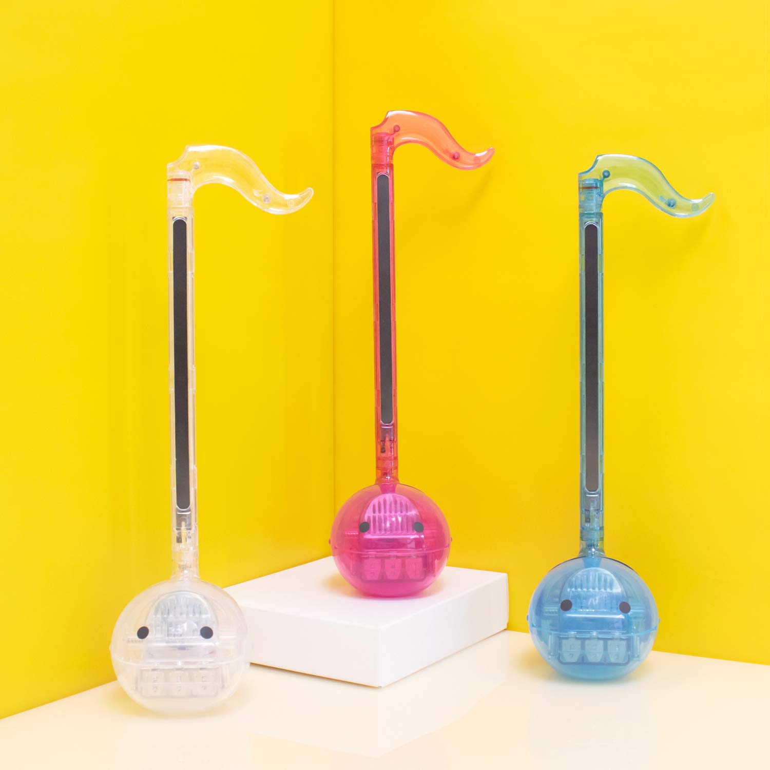 Special Edition Otamatone Crystal [English Version] - Fun Japanese Electronic Musical Toy Synthesizer Instrument designed for Maywa Denki - Pink
