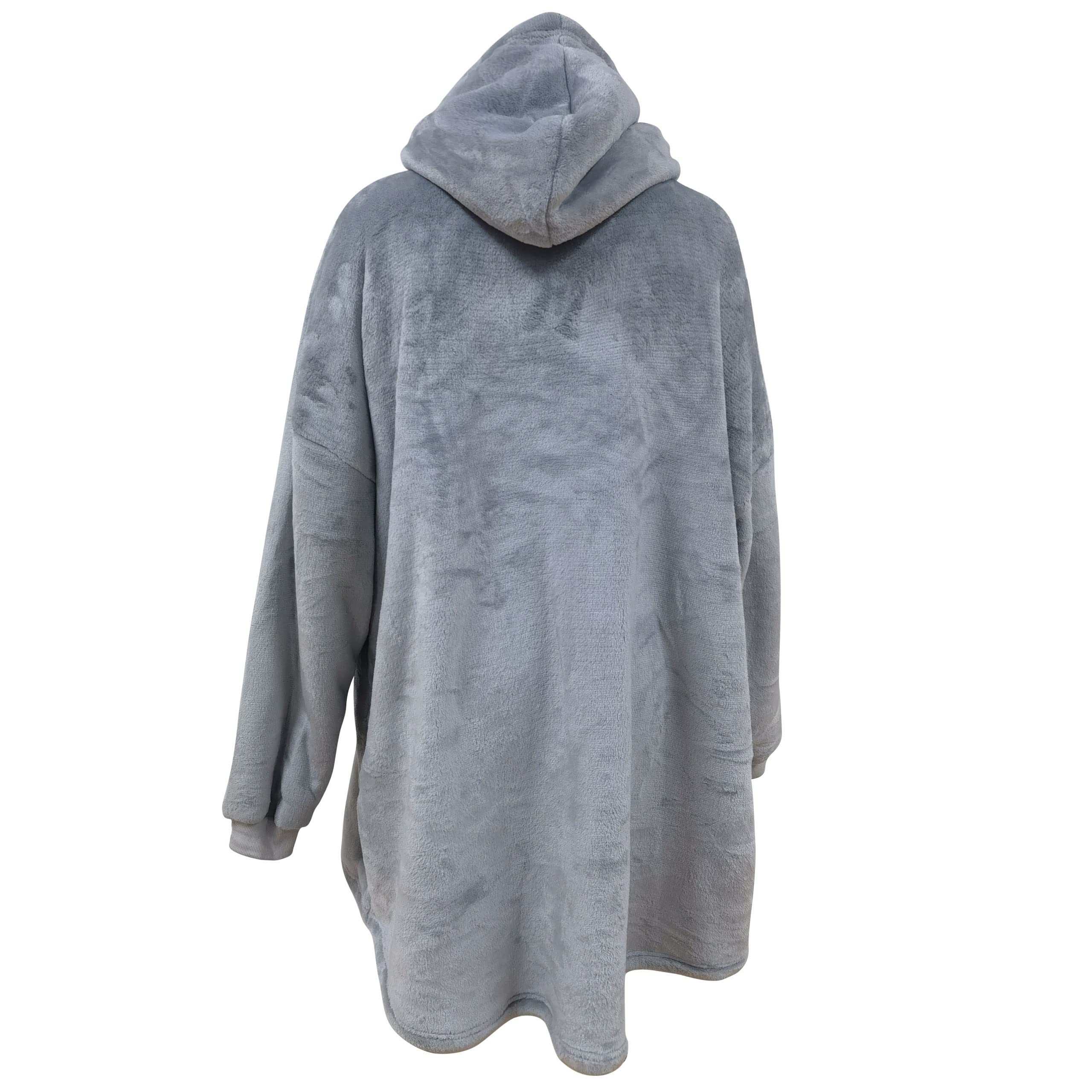 Ustyle Wearable Hoodie Blanket For Men and Women, Blanket with Large Front Pocket,Long-Sleeve Sweatshirt Blanket for Adults