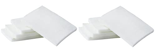 Replacement Magic Sponge Eraser Refill for Extension Handle, Magic Erasing Sponges Remove Dirt Grime Soap Scum Scuffs, 4.6β x 3.2β Refill Pack Compatible for use with Mr. Clean Handy Grip, 10 Pack