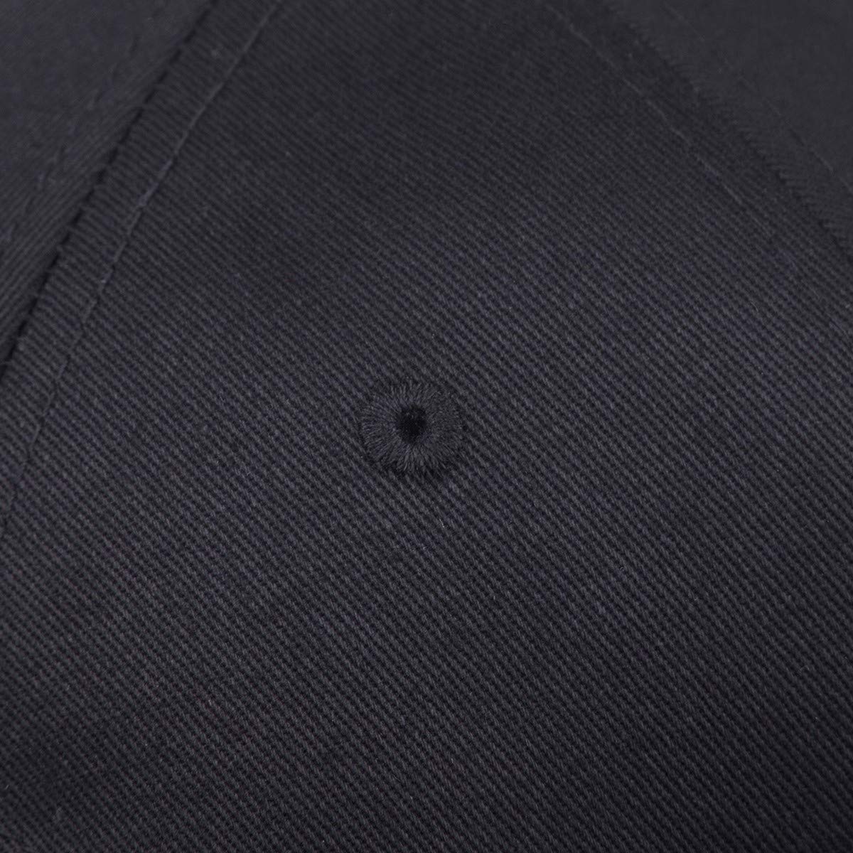 Sportmusies Ajustable Extra Long Bill Baseball Cap Men Women 100% Cotton Visor Hat Black