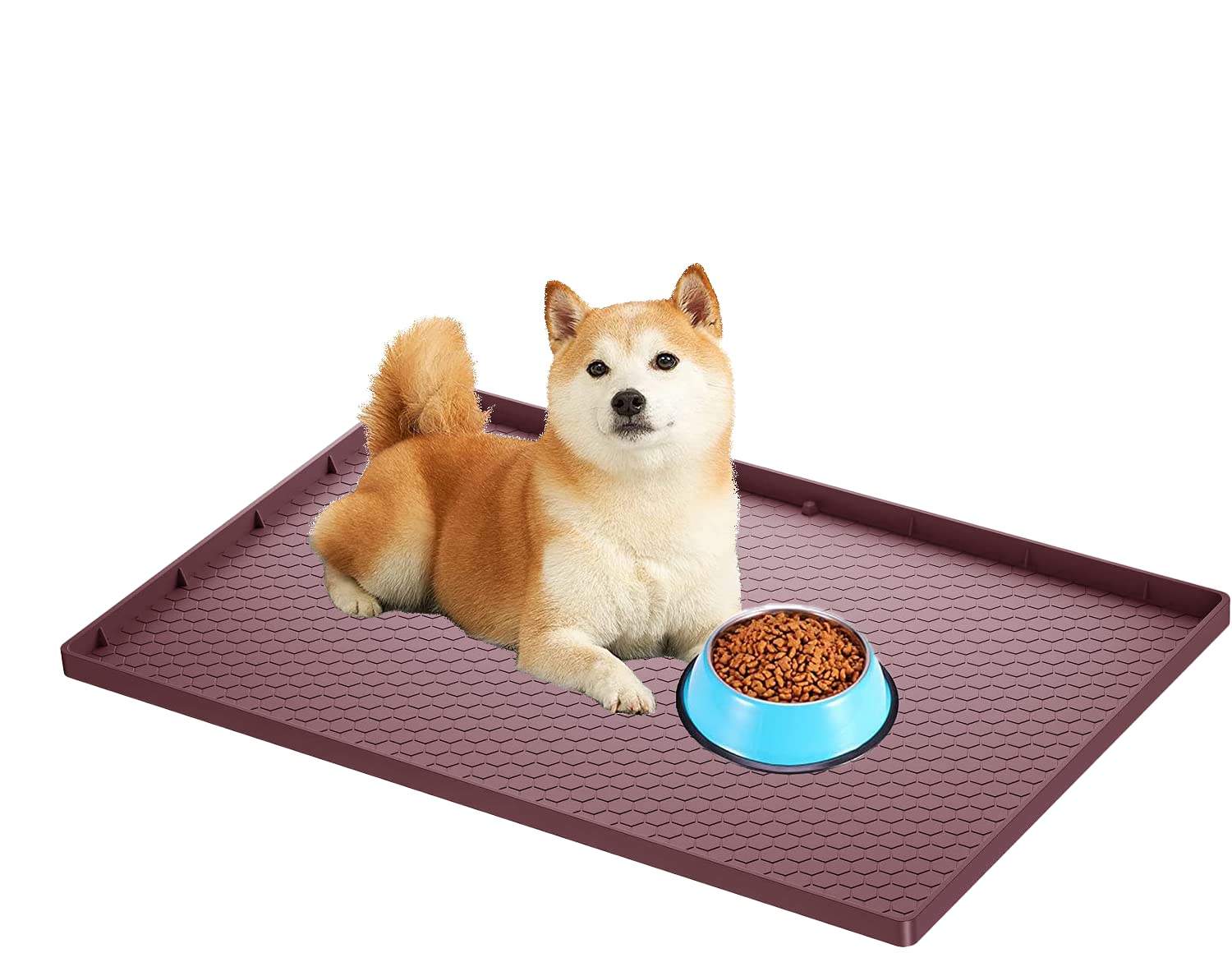 Under Sink Mat - Waterproof Kitchen Cabinet Tray - 28" x 22" Flexible Silicone Under Sink Liner with Drain Hole - Kitchen Bathroom Cabinet Mat and Protector for Drips Leaks Spills