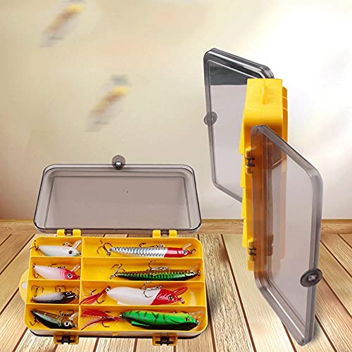 UXZDX CUJUX Double-Sided Fishing Box Fishing Accessories Bait Hook Storage Box Fishing Tackle Storage Box