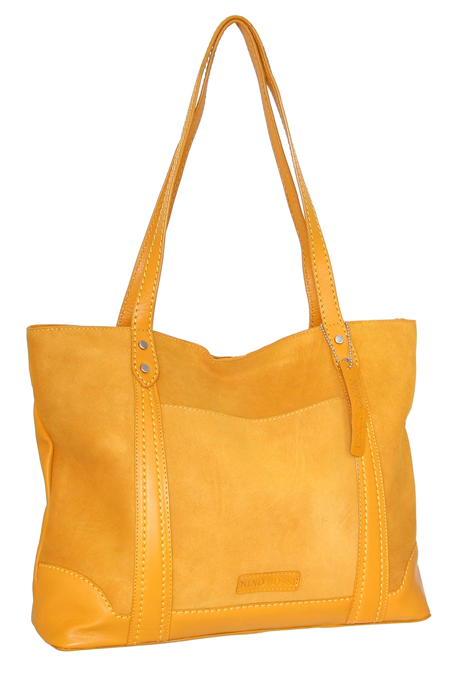 Tasty Leather Tote (Mustard)