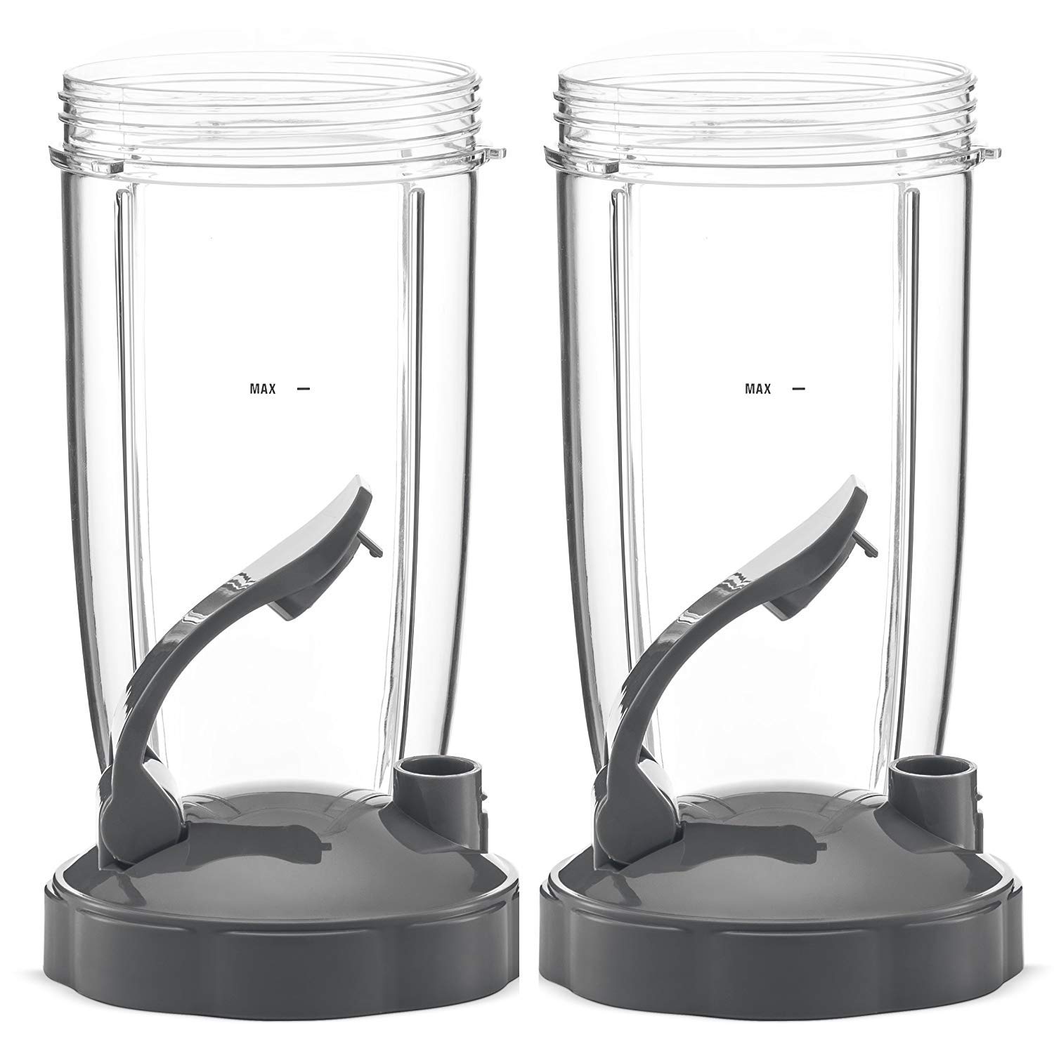 Replacement Parts 32oz Cups with Flip-Top To-Go-Lid Compatible with NutriBullet 600w/900w Blender Cups