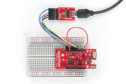 SparkFun ESP8266 Thing Starter Kit for Internet of Things WiFi Development Includes headers jumper wires breadboard Serial breakout Mico-B USB Cable and LEDs Use to Start a Project or Learn IoT