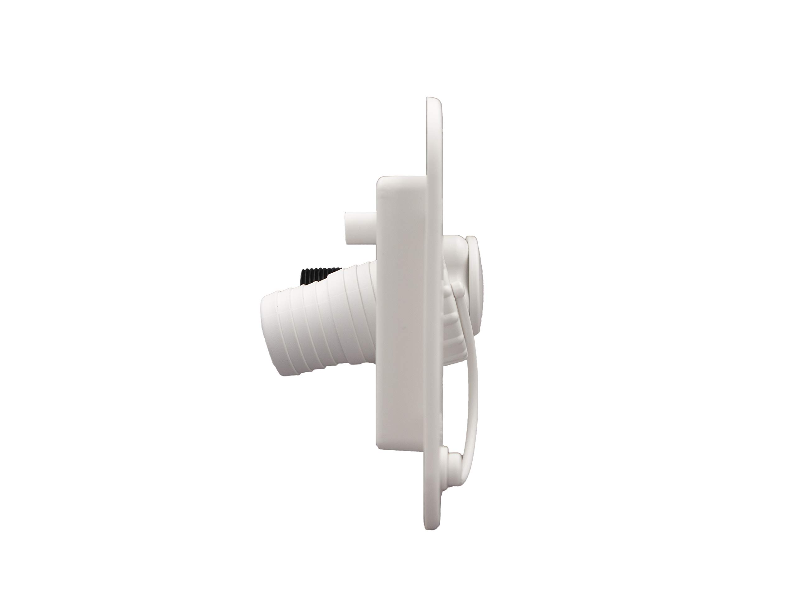 THETFORD RV Camper City/Gravity Water Hatch with Plastic Check Valve Polar White PN 94222