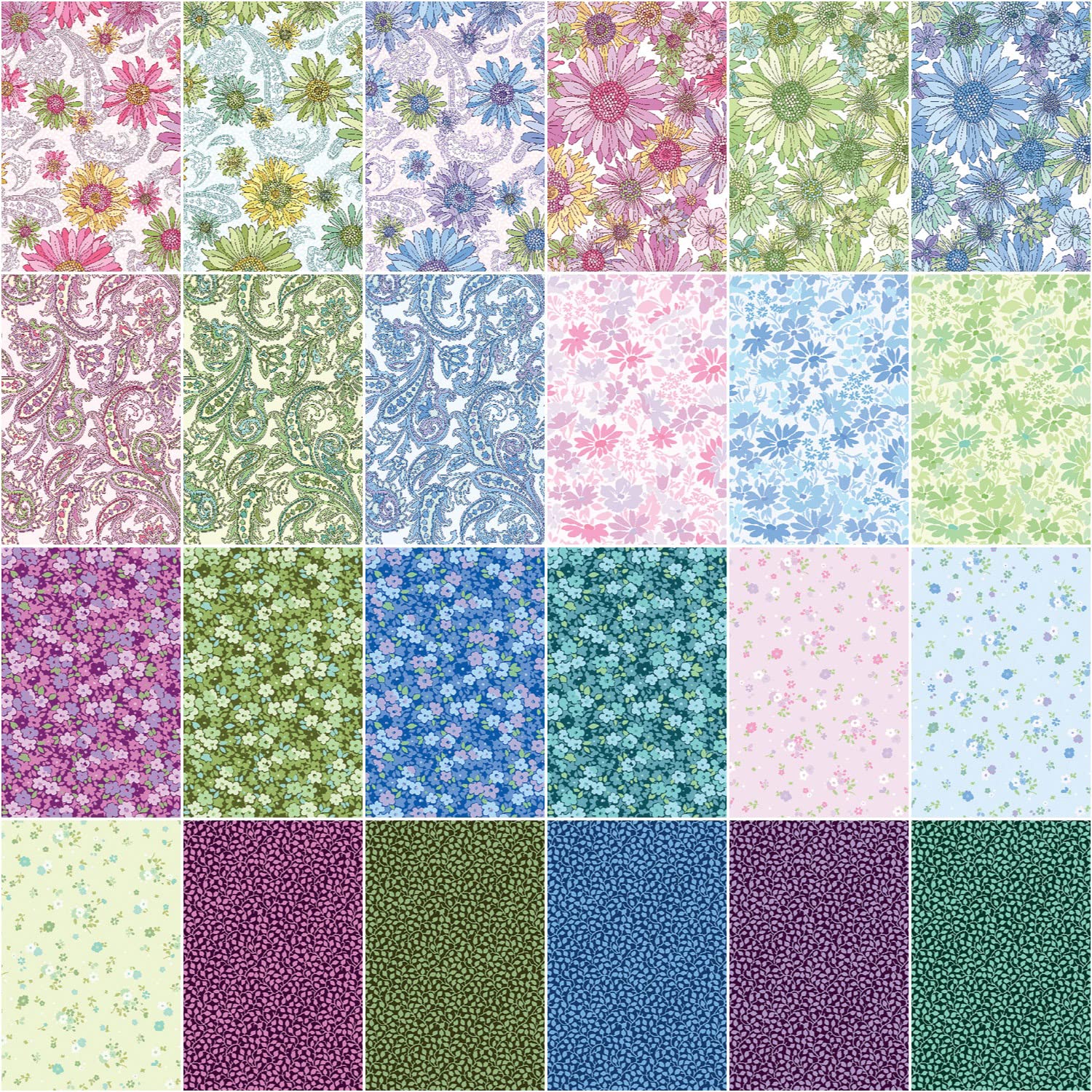 Pat Sloan Sleepovers Strip-Pies 40 2.5-inch Strips Jelly Roll Benartex
