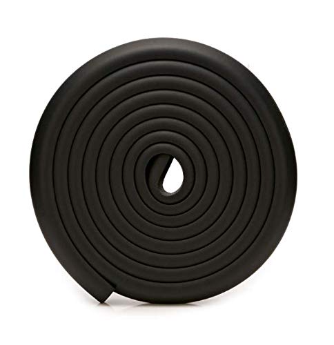 SCXCOPIDO Baby Safety Corner Edge Protector,Child Furniture Corner Protectors Bumper,Baby Proofing Edge Corner Guards Black 16.4ft