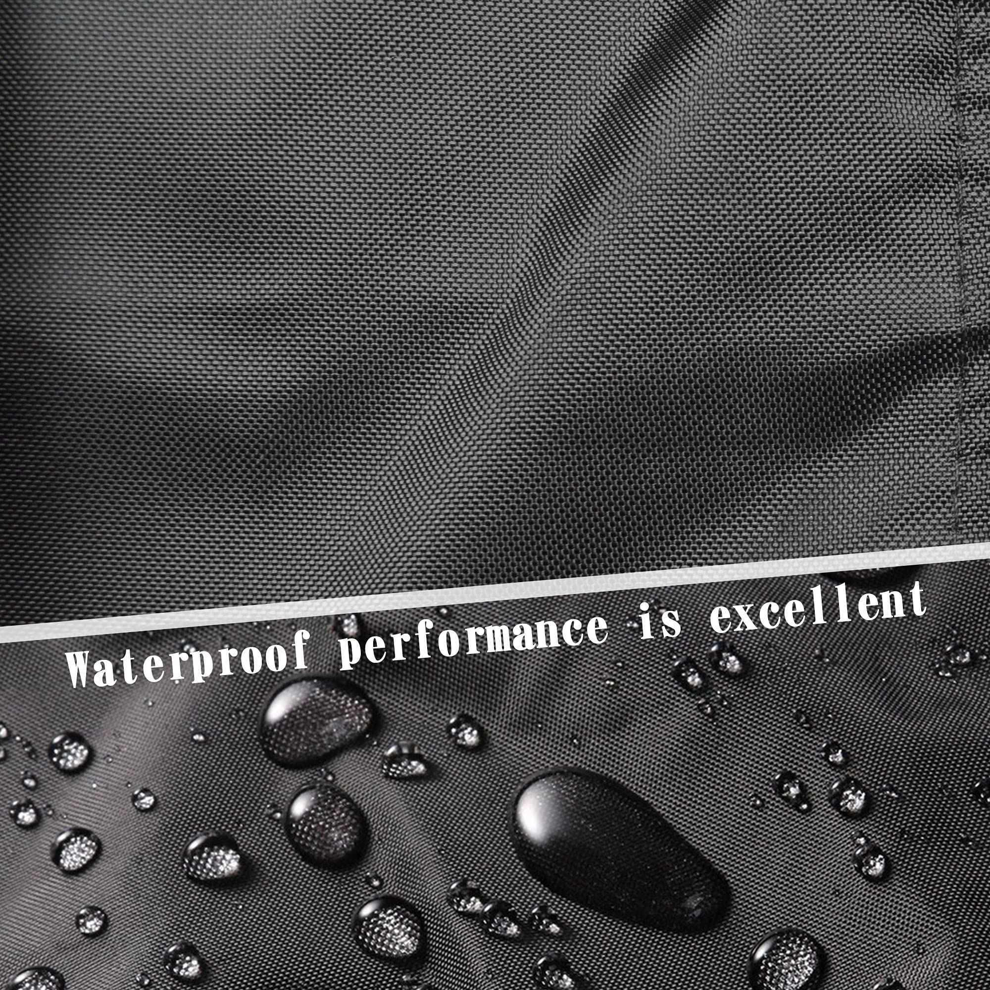 SoGuDio Universal Kayak Cockpit Drape Cover, Seal Cockpit Cover with Hook Holes, Provide Comprehensive Protection Against rain and dust for Ocean Cockpit,Black (Black, 60" L x 29" W)