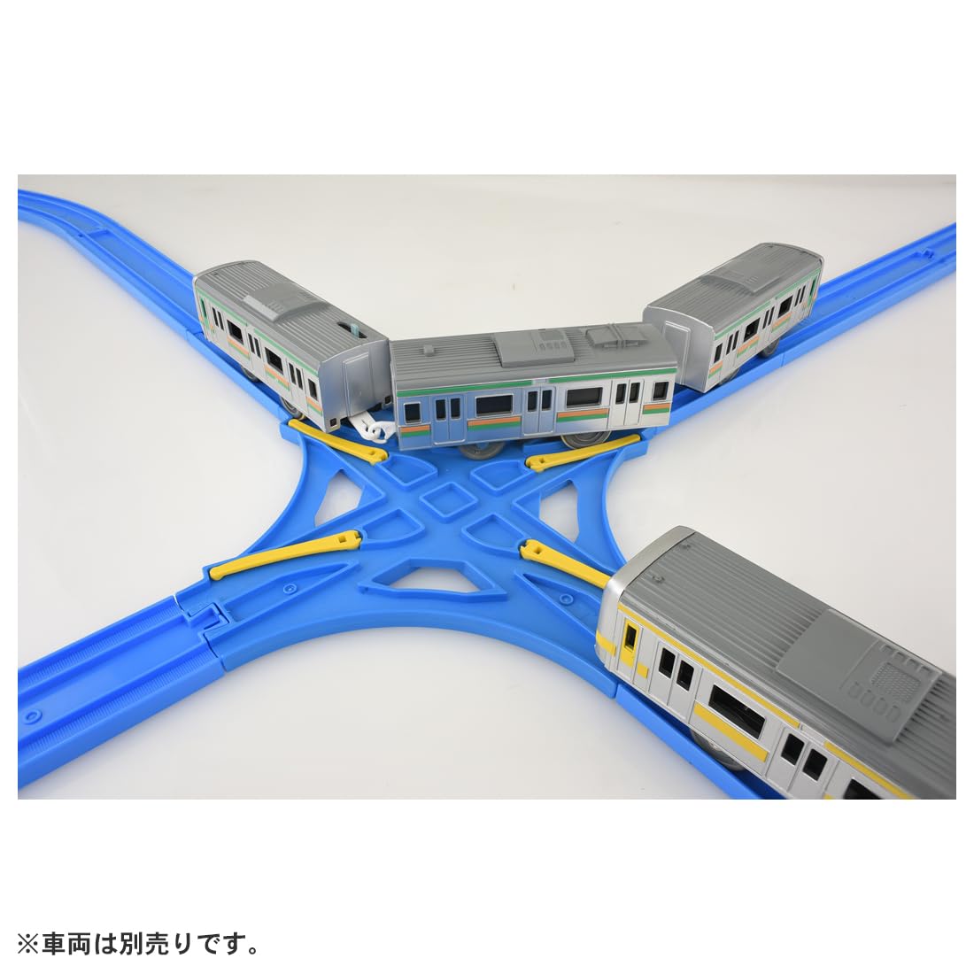 R-14 Crossed Point Rail (w/Half Straight Rail 4 pieces)