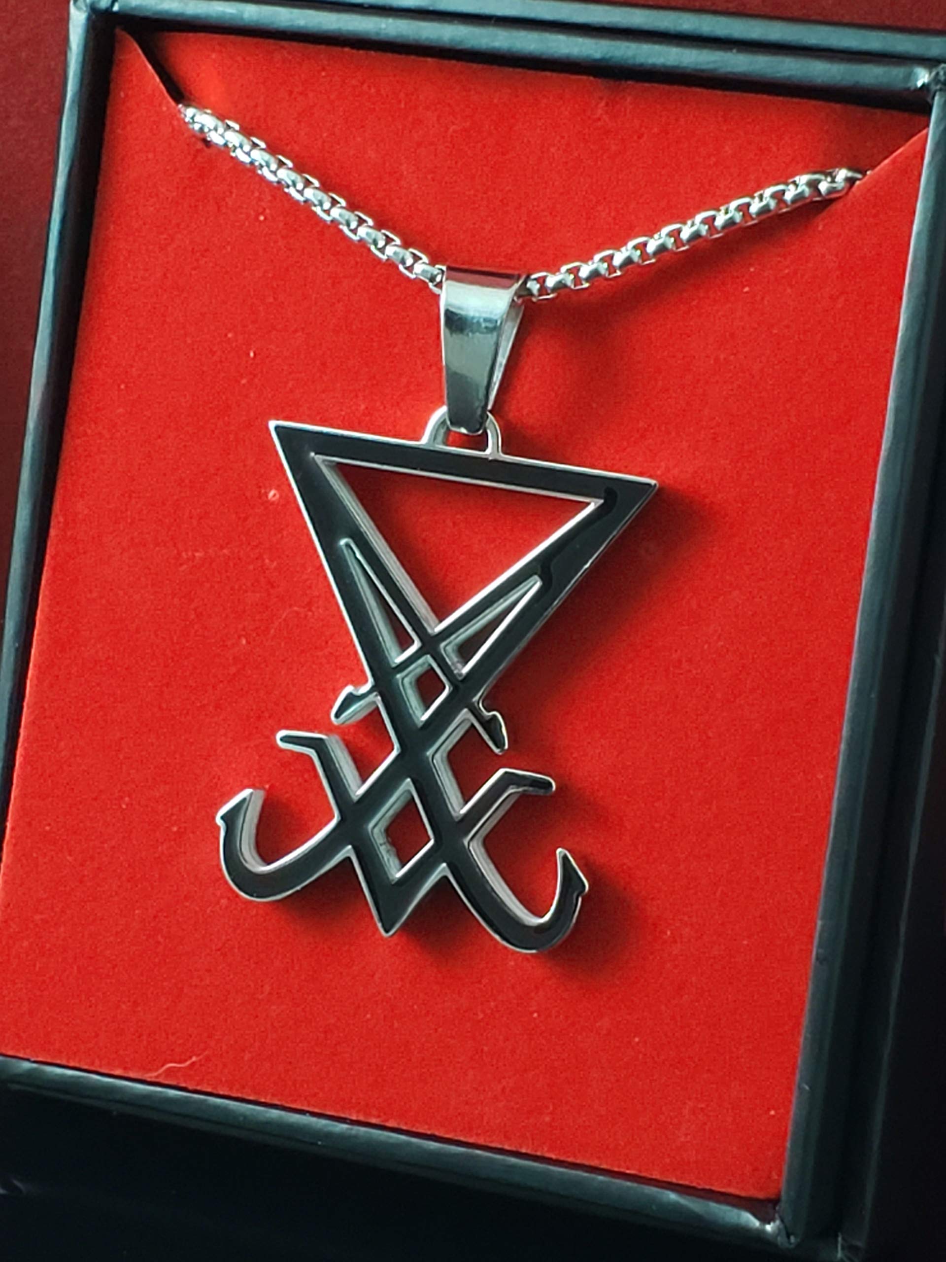 SigilofBaphomet.com Church of Satan Seal of Lucifer Stainless Steel 316L