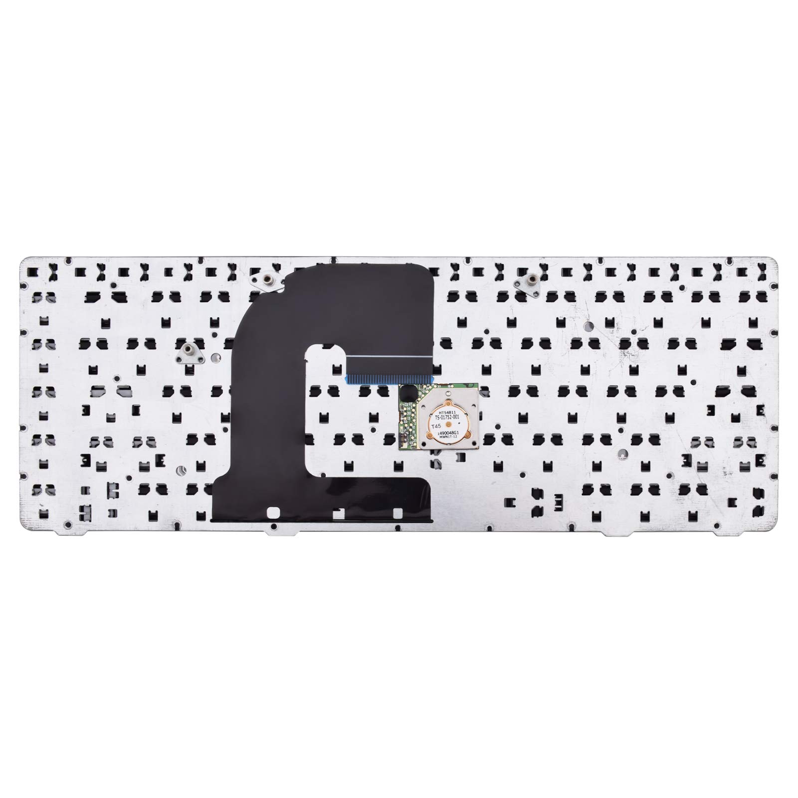 SUNMALL Keyboard Replacement Compatible with HP ProBook 6460b 6465b 6470b 6475b 8460p 8460w 8470p 8470w Serier Laptop 635769-001 641835-001 V119026BS13e with Pointer (Black Frame)