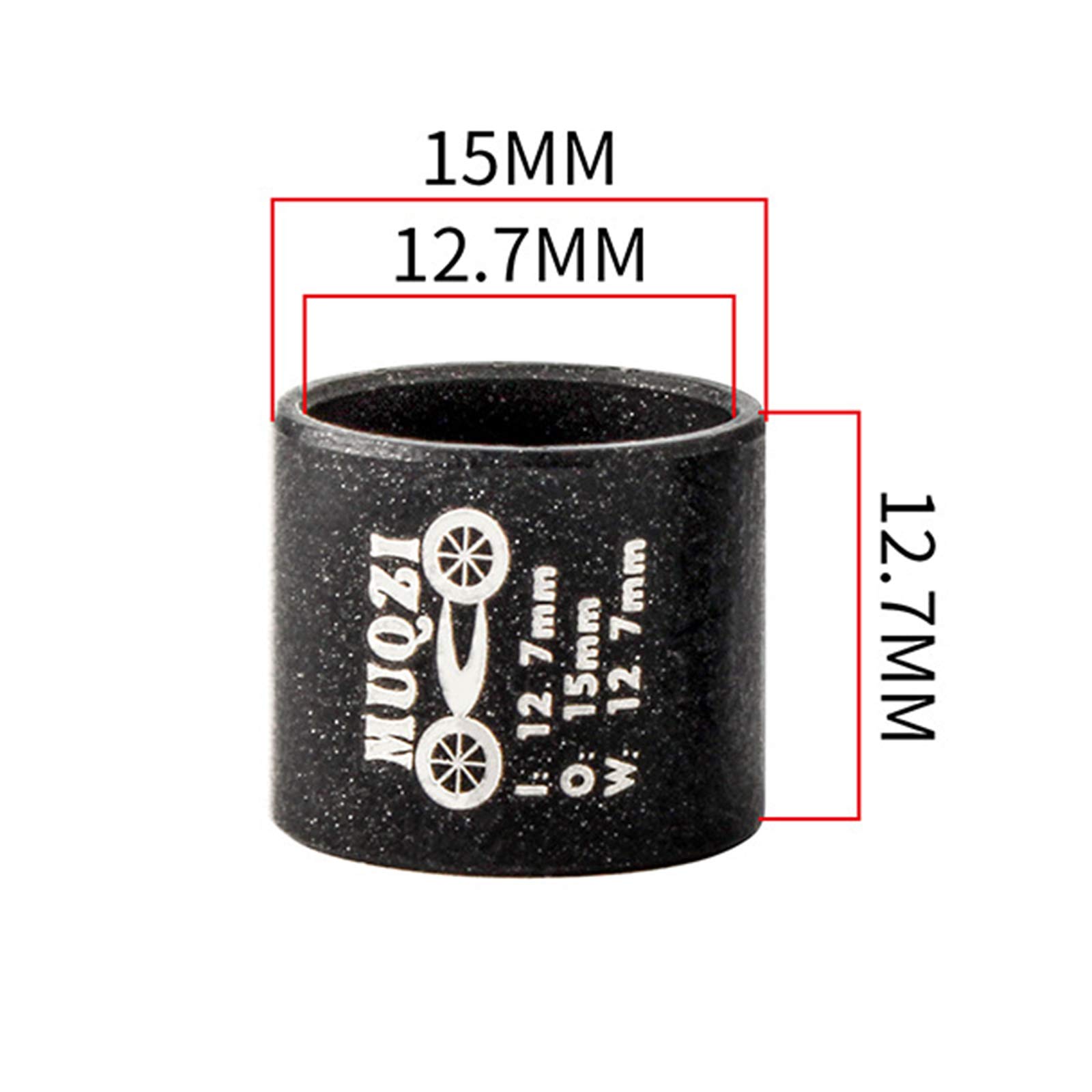 Ueohitsct Mountain Bike Shock Absorbers DU Bushing Stainless Steel Rear Gallbladder Self-lubricating Bushing Sleeve