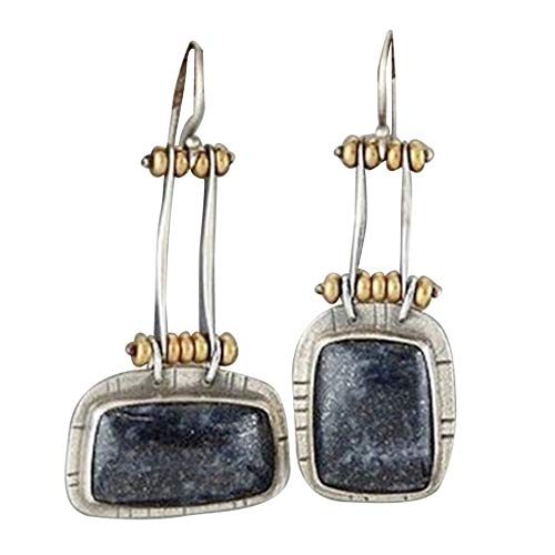 Worparsen Retro Asymmetric Geometrical Metal Pendant Woman Hanger