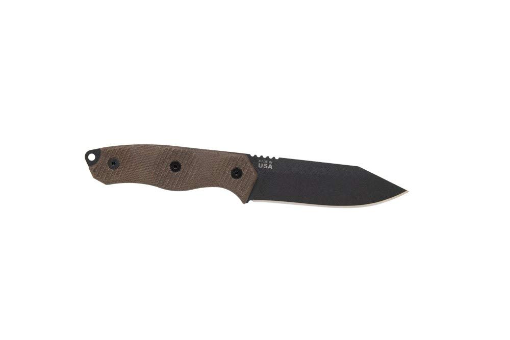 Tops Knives Trail Seeker TLSR-01 Fixed Blade Knife with Micarata Handle, Kydex Sheath, and Dangler
