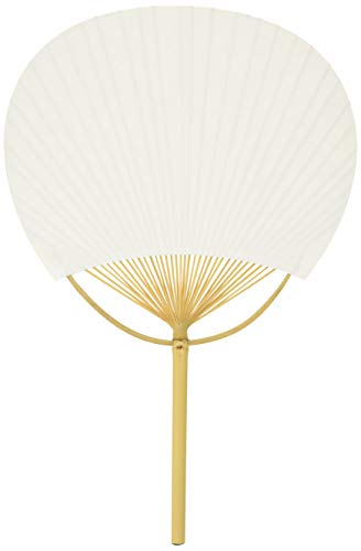Shikoku Group US22-22 Fan Kyo-Dyed Paper Play House Fan Tsukushi Wooden Women's