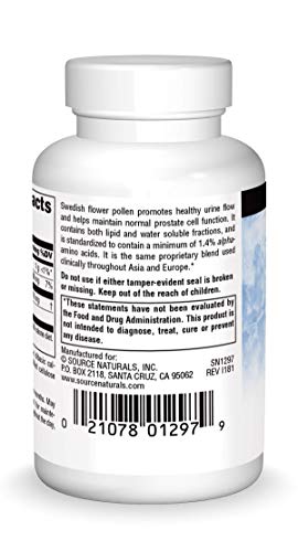 Source Naturals Swedish Flower Pollen Extract Supplement - 90 Tablets
