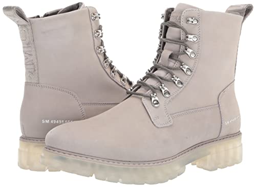 Steve Madden Men's Motorad Hiking Boot, Grey, 7