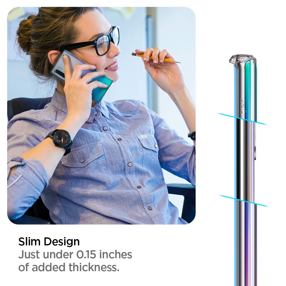 Spigen Liquid Crystal Designed for Samsung Galaxy Note 10 Case (2019) - Crystal Clear