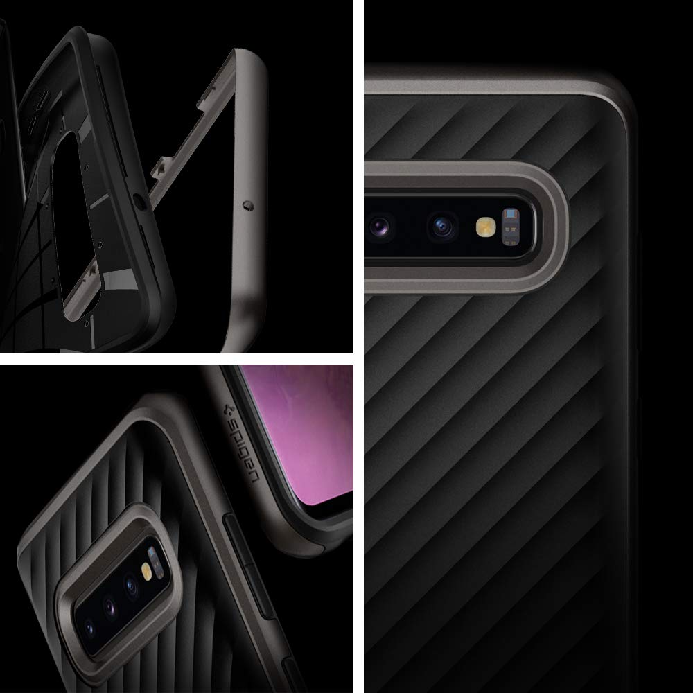 Spigen Neo Hybrid Designed for Samsung Galaxy S10 Plus Case (2019) - Gunmetal