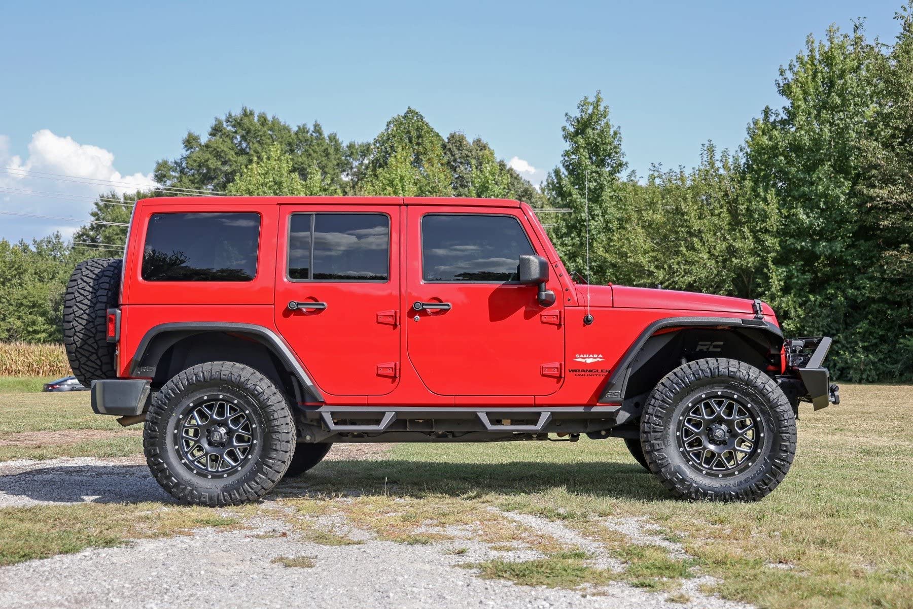 Rough Country High Clearance Fender Flares for 07-18 Jeep Wrangler JK - 99037