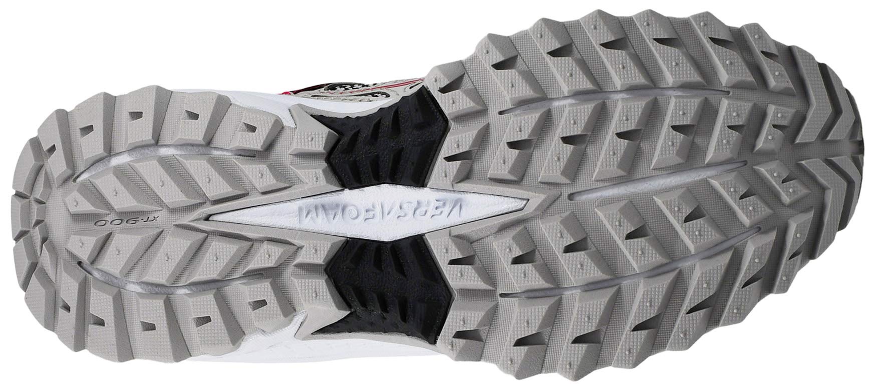 Saucony Women's Versafoam Excursion Tr13 Trail Running Shoe, Grey/Black/Burgundy, 9
