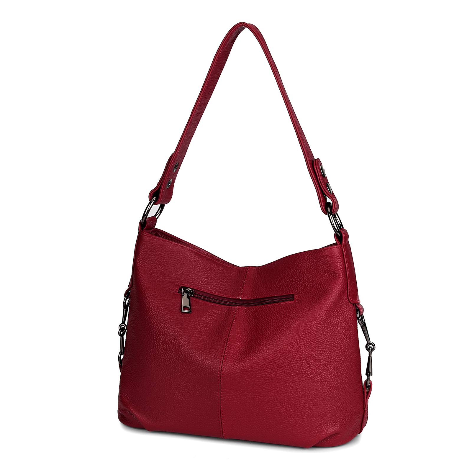 YALUXE Shoulder Bag Genuine Leather Tote Handbag Crossbody Bags for Women