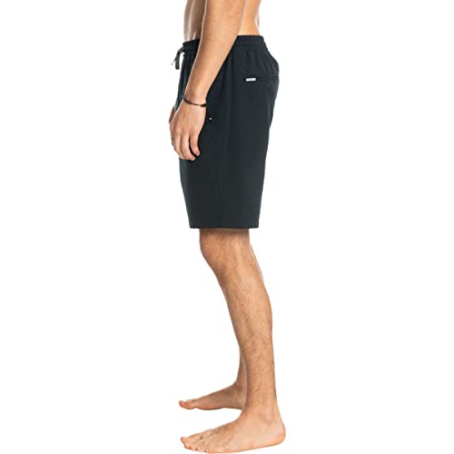 Quiksilver Ocean Elastic Amphibian 18 Hybrid Shorts Mens Sz L Black