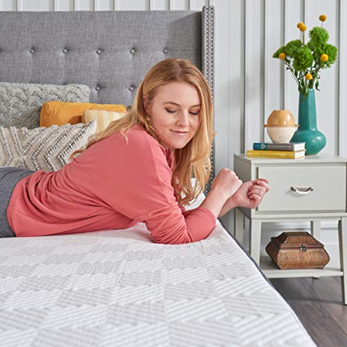 Sealy Essentials 10" Memory Foam Bed in Box with Updated Knit Cover, Queen