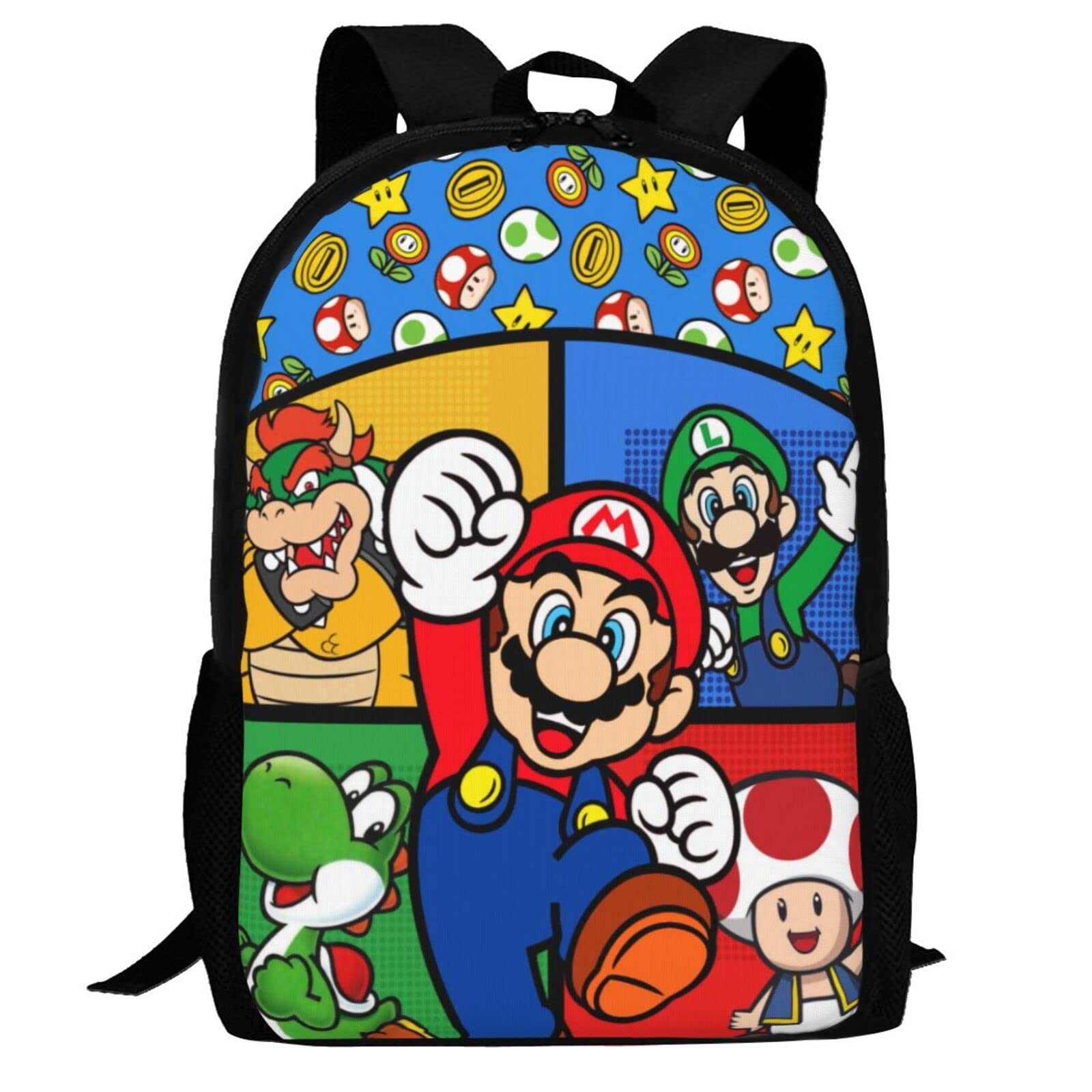 Rouya Cartoon Cute Backpack School Backpacks 17 inch Large Capacity Travel Backpack for Girls Boys Teens