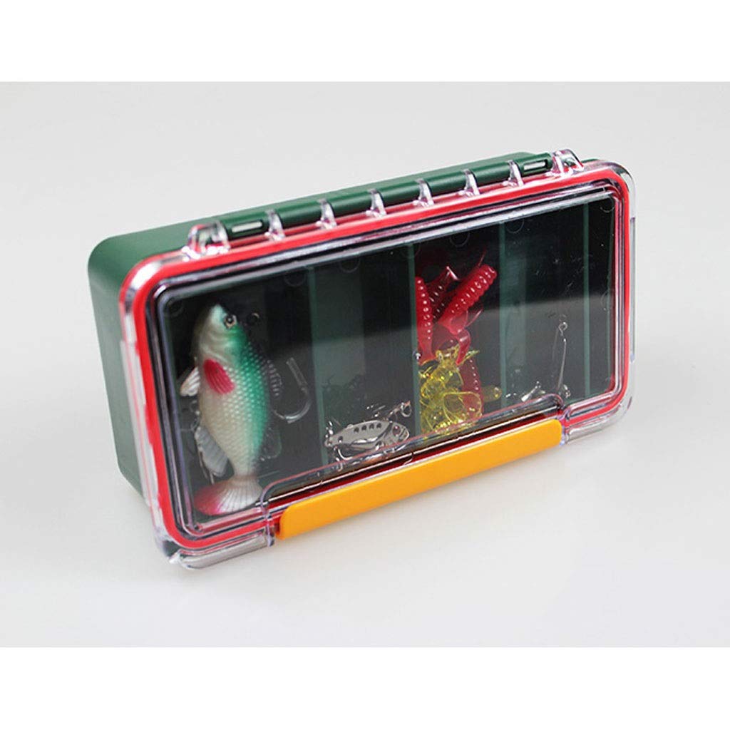 ZHANGJINYISHOP2016 Multifunction Tackle Storage Box Double-Layer Fishing Gear Accessories Box Fish Hook Box Parts Box Storage Box Special Tool Box Plastic Bait Box Excellent Waterproof Performance
