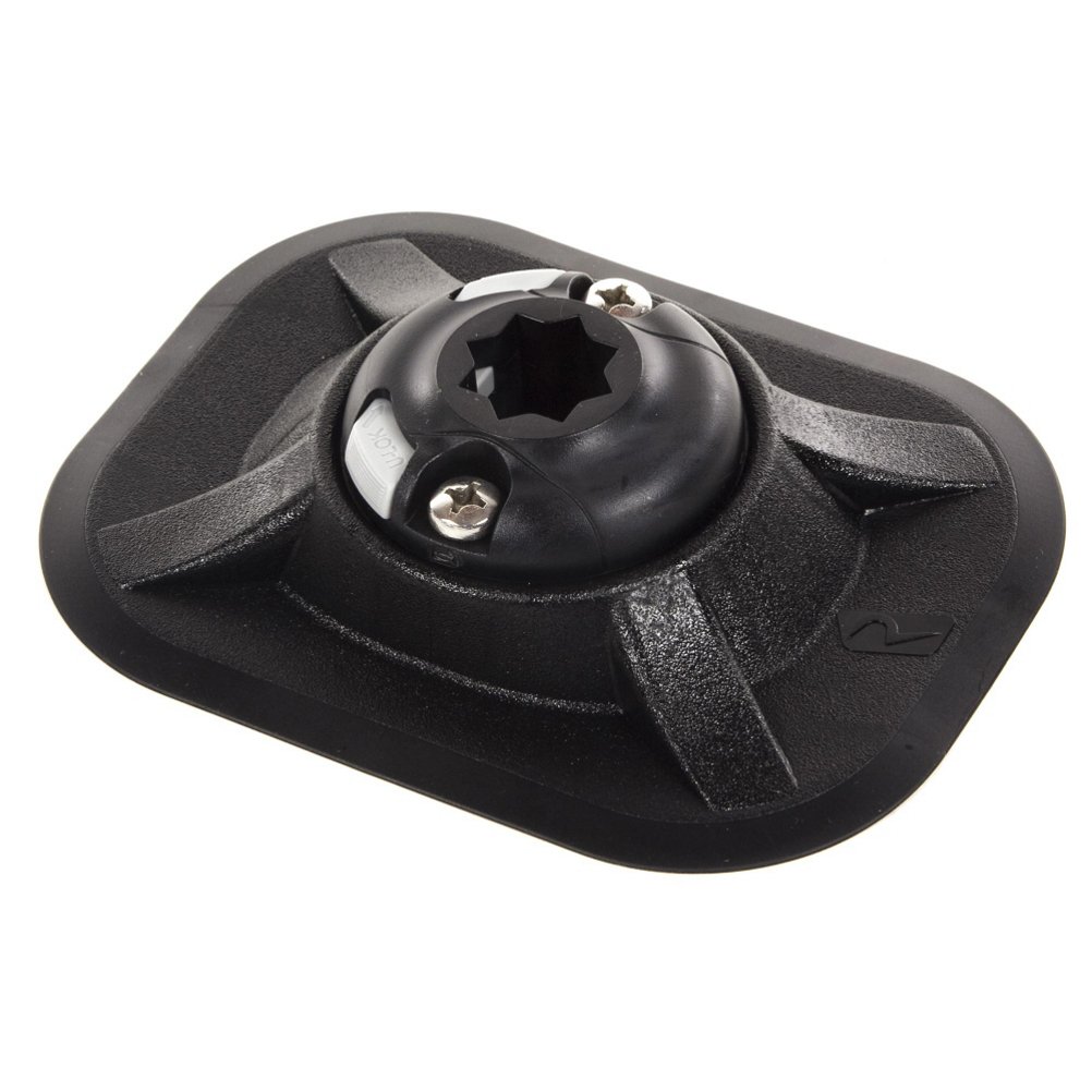 RAILBLAZA Black Ribport Inflatable Boat Dinghy with Self-Adhesive Pad, Attach Rod Holders, Drink Holders, Camera Mount and More