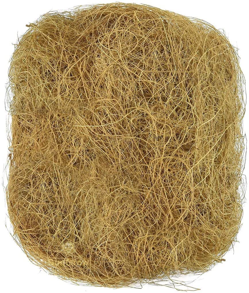 SunGrow Coconut Husk Fiber for Reptile Cave Bedding, Improve Air Ventilation, Coco Coir Burrowing & Resting Vivarium Accessory for Hermit Crabs, Geckos, Hamsters, Bearded Dragons, Snakes, Turtles