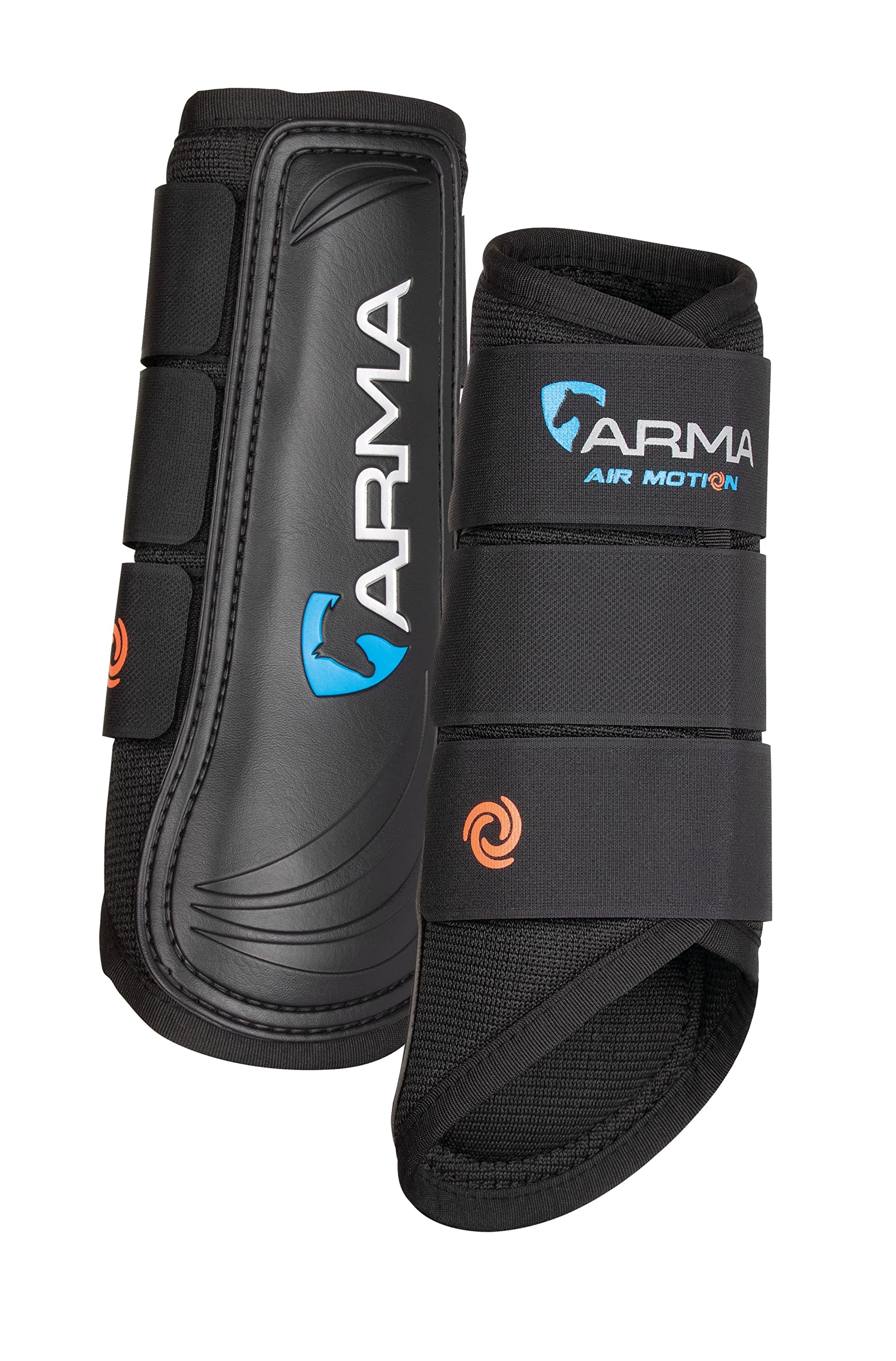 Shires ARMA Air Motion Brushing Boots (Cob, Black)
