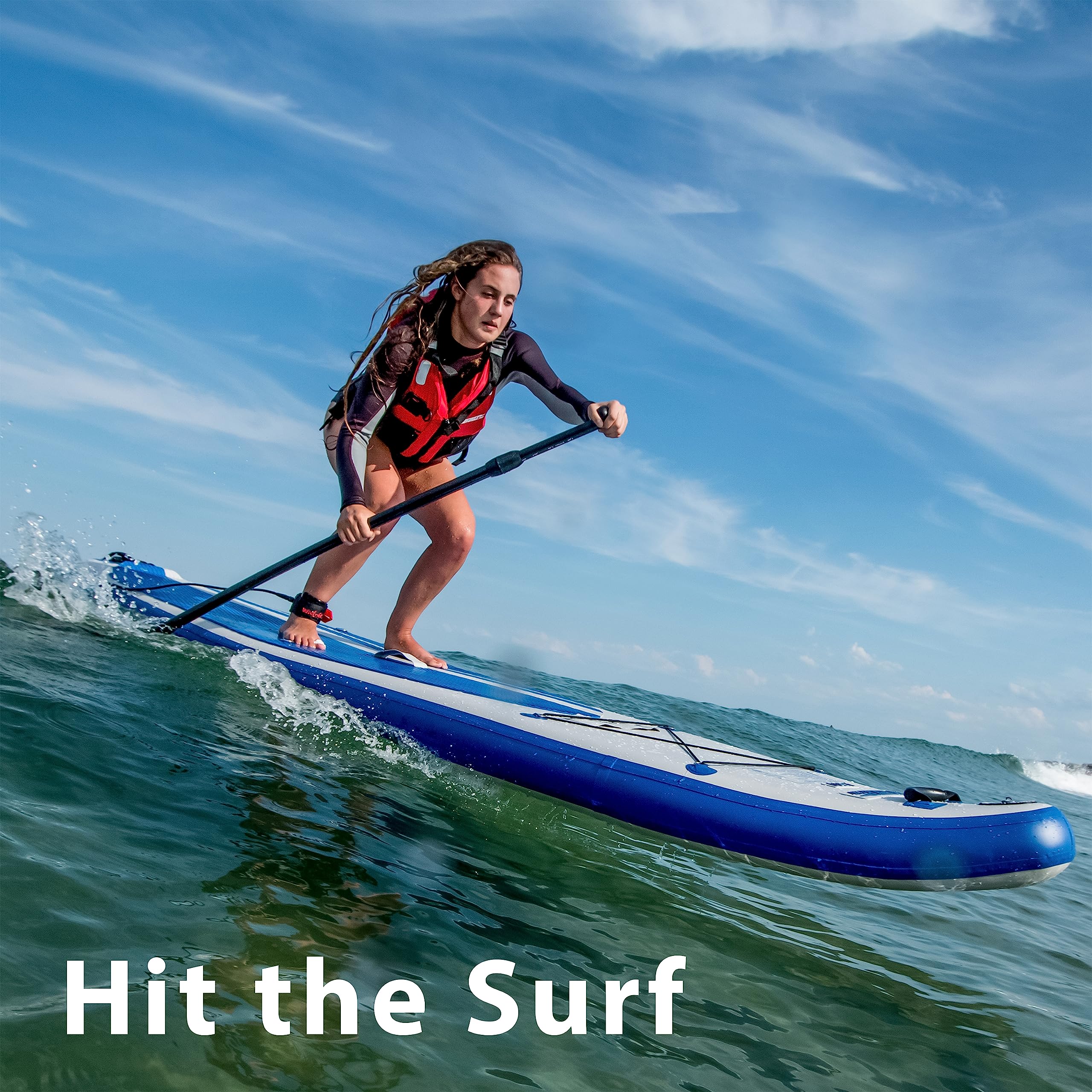 Sea Eagle LB11 6" Inflatable SUP (Standup Paddleboard / LongBoard) Start-Up Package