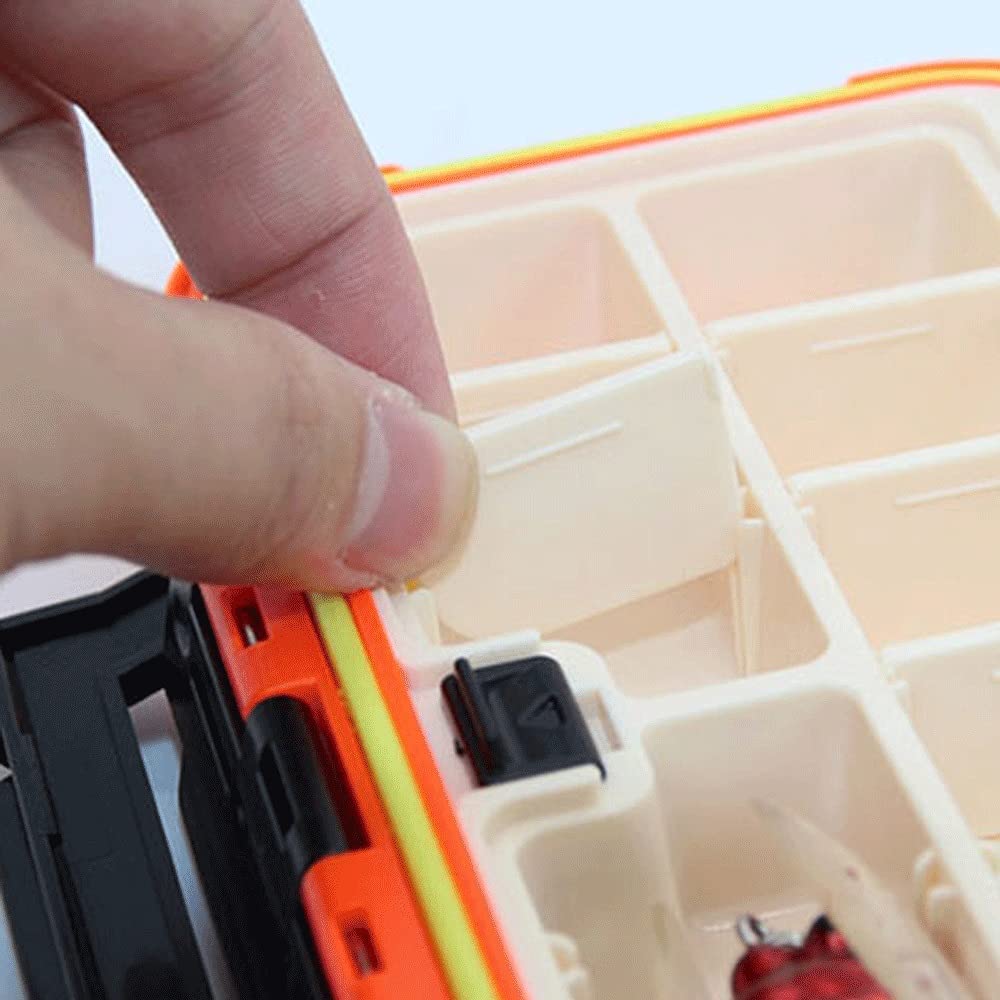 UXZDX CUJUX Fishing Tackle Compartment Compartment Portable Fishing Bait Bait Line Hook Fishing Tackle Accessory Box Storage Box