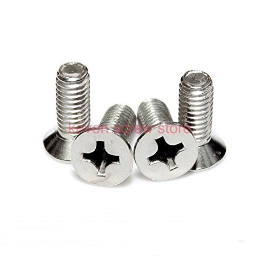 Screw 100pcs/Lot GB819 M5x12 mm M512 mm 304 Stainless Steel Flat Head Cross Countersunk Head Screw,