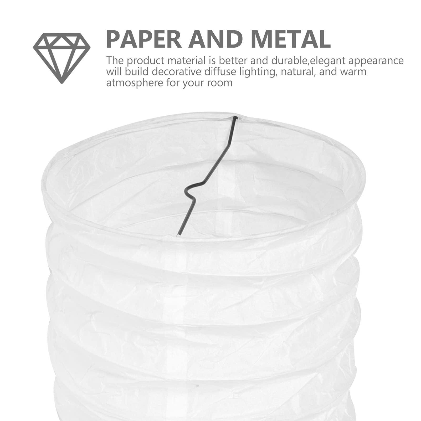 Uonlytech 2pcs Paper Floor Lamp Shades Nordic Simple Floor Lamp Japanese Style Standing Lamps Replacement for Bedside Desk Wall Floor Lamp